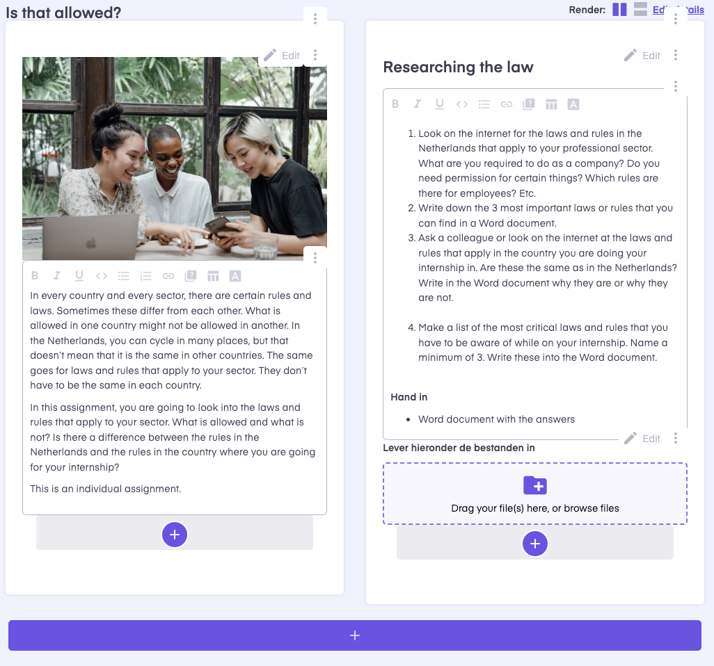 Personalizing learning sets – All You Can Learn